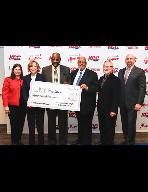 Dr. King Education Center makes donation - 2/23/2024 - KCC Newsroom